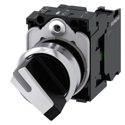 中国 2 Positions Metal Shiny Unlighted Selector Switch for SIRIUS ACT 3SU1150-2BF60-1BA0 販売のため