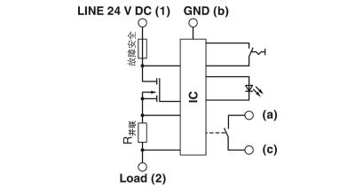 Китай 24 V DC 2800907 CB E1 24DC/10A NO P Электротехнический выключатель 5 полюсов продается