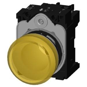 Cina Lenti lisce 24V AC/DC Metallo lucente illuminato luce pilota per SIRIUS ACT unità completa in vendita