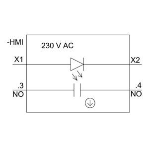 China 3SU1156-0AB30-1BA0 Metal Shiny Lighted Flat Button Momentary SIRIUS ACT Complete Push for sale