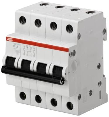 China Rated Current 40A D BCD Curve MCB SH204-D40 Miniature Circuit Breaker 4P D Te koop
