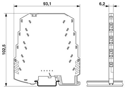 中国 1 Pole 24V DC LIT 2X2-24 Surge Protector Advanced Technology for Superior Performance 販売のため