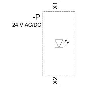 China Front Mounting SIRIUS ACT LED Module with Spring-Loaded Terminal 3SU1401-1BB60-3AA0 à venda