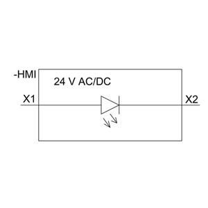 China Front Mounting SIRIUS ACT LED Module with Spring-Loaded Terminal 3SU1401-1BB60-3AA0 à venda