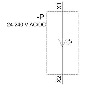 中国 PLC 3SU1401-1BH30-1AA0 SIRIUS ACT LED Module with Front Mounting and Screw Connection 販売のため