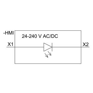 中国 PLC 3SU1401-1BH30-1AA0 SIRIUS ACT LED Module with Front Mounting and Screw Connection 販売のため