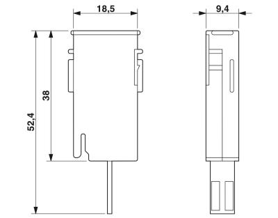 Cina Advanced Technology 2838542 CTM 2X1- 60DC Surge Protector Plug with 1 Pole and 60 V DC in vendita