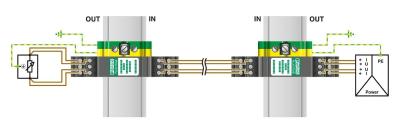 China 2839402 PT 4-BE Surge Protector Base Your Trusted Solution for 1 Pole Protection Te koop