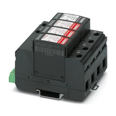 Cina VAL-MS 320/3 1/FM-UD Type 2 Surge Protector with 4 Poles and 320 V AC Rated Voltage in vendita