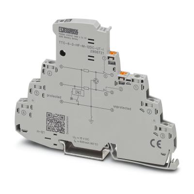 中国 12 V DC TTC-6-3-HF-M-UT-I Surge Protector 2 Pole Long Lasting Protection 販売のため