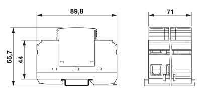 中国 230V AC 4 Pole Type 2 Surge Protector within Phoenix Contact VAL-MS 230IT/3 1-FM 販売のため