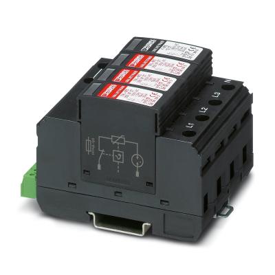 China 4 Pole 350V AC Rated VAL-MS 350VF/3 1-FM Type 2 Surge Protector 2858632 for Equipment for sale