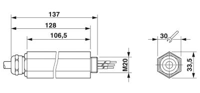 Cina 24 V DC Surge Protector 2880668 S-PT-1X2 con prestazioni di protezione da sovratensioni a 3 poli in vendita
