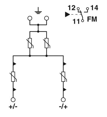 Cina 2905640 VAL-MB-T1/T2 1500DC-PV/2 V-FM Classe 1/2 Protezione da fulmini/surge 4 Polo in vendita