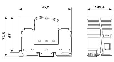 中国 2905421 FLT-SEC-P-T1-3S-350/25-FM タイプ 1 2 コンビネッド オーバージェスプロテクター 販売のため