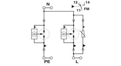 China Phoenix Contact Type 1 2 Combined Surge Protector Surge Protection for Solar Systems for sale