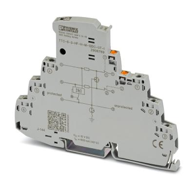 Cina Number of Pole 2 TTC-6-3-HF-F-M-12DC-UT-I Surge Protector Rated Voltage 24 V DC in vendita