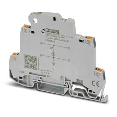 Cina 48 V DC Rated Voltage 2 Pole Surge Protector TTC-6-TVSD-C-48DC-PT-I by Phoenix Contact in vendita