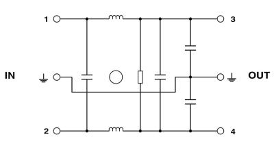 Cina 240 V CA L-N 50 Hz 60 Hz Filtro EMC Performance duratura per il contatto Phoenix NEF 1-3 in vendita