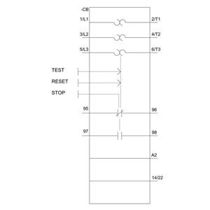 China 3RU6116-1JB0 Overbelasting relais 11...16 A Grootte S00 Klasse 10 voor ruimtebesparende contactbelasting Te koop