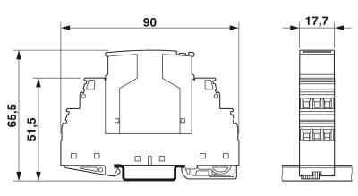 Cina Phoenix Contact Surge Protector Plug Number of Pole 1 PT 3-PB-ST Rated Voltage 5V DC in vendita