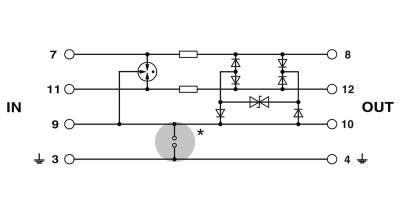 Cina Phoenix Contact Surge Protector Plug Number of Pole 1 PT 3-PB-ST Rated Voltage 5V DC in vendita