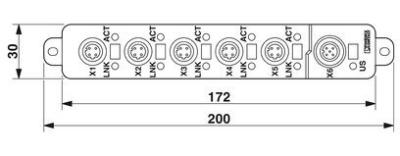 Cina 2700200 Phoenix Contact FL SWITCH 1605 M12 Interruttore Ethernet industriale per l'automazione in vendita