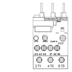 中国 モーター保護 34...40 A サイズ S0 クラス10 超負荷リレー 3RU6126-4EB0 コンタクター用 販売のため