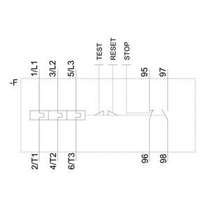 中国 モーター保護 34...40 A サイズ S0 クラス10 超負荷リレー 3RU6126-4EB0 コンタクター用 販売のため