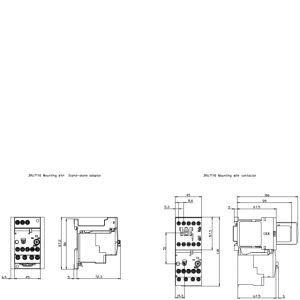 Cina 3RU7116-0DB0 overload relay 3RU7 size S00 with PROTECTIVE 51.00 x 102.00 x 84.00MM in vendita