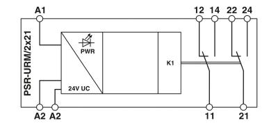 Cina Contact Load PSR-SCF-24UC/URM/2X21 Phoenix Contact Coupling Relay for Safety Shutdown in vendita