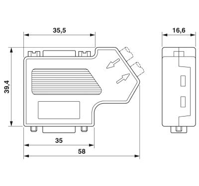 China Phoenix Contact SUBCON-PLUS-CAN/SC2 D-SUB Bus Connector Your Best Connection Solution for sale