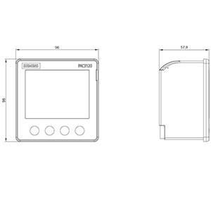China Standard Display Type Power Monitoring Device 7KM3120-1BA01-1EA0 for Panel Meter for sale