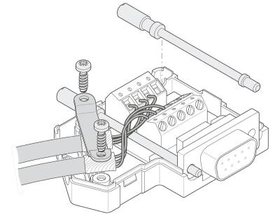 Cina 2799490 SUBCON-PLUS F2 Phoenix Contact D-SUB Bus Connector for Industrial Automation in vendita