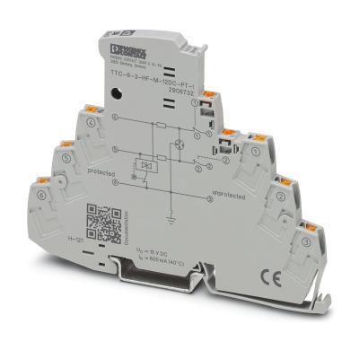 Cina TTC-6-3-HF-M-12DC-PT-I protettore di sovratensione da Phoenix Contact 12V DC tensione nominale 2 poli in vendita