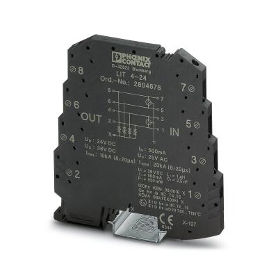 Cina Protezione contro le onde di contatto Phoenix 2804678 LIT 4-24 Voltaggio nominale 24 V CC Numero di polo 2 in vendita