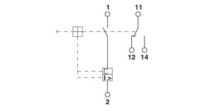 Cina Connessione Phoenix TM1 6A F1 P Dispositivo termomagnetico interruttore di circuito 50V DC 5 poli in vendita
