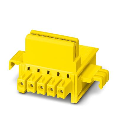 Cina 22,5*112,2*114,5mm ME 1225375 TBUS 1.5/5-ST-3.81 YE 1 PZ Design del connettore bus su guida DIN in vendita