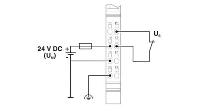 Cina 2861331 IB IL 24 PWR IN-PAC Phoenix Contact Power Module con livello di protezione IP20 in vendita