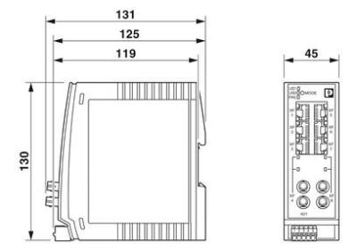 Cina 2702333 Switch Ethernet industriale Phoenix Contact FL SWITCH 2206-2FX SM ST in vendita