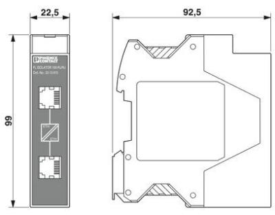 Cina 2313931 Phoenix Contact Modem FL ISOLATOR 100-RJ/RJ per prestazioni ottimali di automazione in vendita
