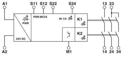 China Phoenix Contact PSR-MC34-3NO-1DO-24DC-SP Emergency Stop Safety Relay for Voltage Relay à venda