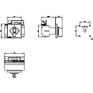 Cina PLC 3LD2223-7UK01 Basic Devices Disconnecting Switch for Heavy-Duty Applications in vendita