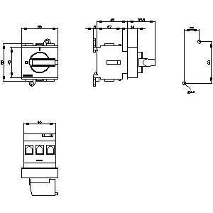 Cina Controllo dell'alimentazione semplificato con PLC 3LD2230-0TK11 Disconnessione dei dispositivi di base in vendita