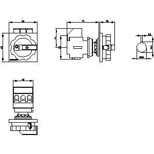 Cina PLC 3LD2254-0TK53 Basic Devices Disconnecting Switch per applicazioni industriali in vendita