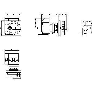 Cina PLC 3LD2254-1TL51 Basic Devices Disconnecting Switch for Industrial Applications in vendita