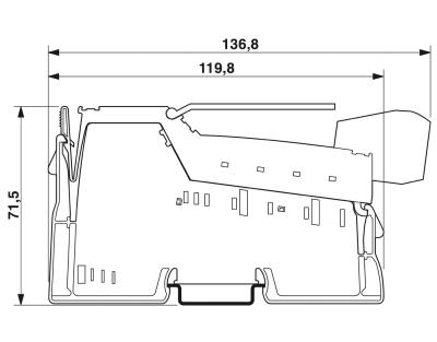 Cina IP20 Protection Level 2878036 IB IL AO 4/8/U/BP-PAC Phoenix Contact Digital Module in vendita