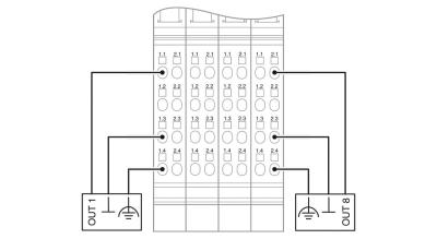 Cina IP20 Protection Level 2878036 IB IL AO 4/8/U/BP-PAC Phoenix Contact Digital Module in vendita