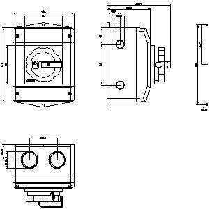 China PLC 3LD2565-1GP51 Basic Devices Disconnecting Switch for Industrial Applications for sale