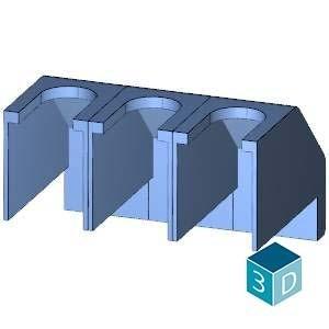 中国 3-Pole 25A/32A Terminal Cover for 3LD2 Main and Emergency Switching-Off Switch 3LD9221-0A PLC Accessory 販売のため